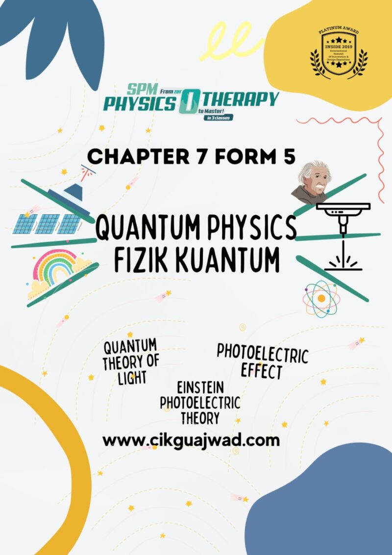 Chapter 7 F5 : Quantum Physics (Fizik Kuantum) – Cikgu Ajwad